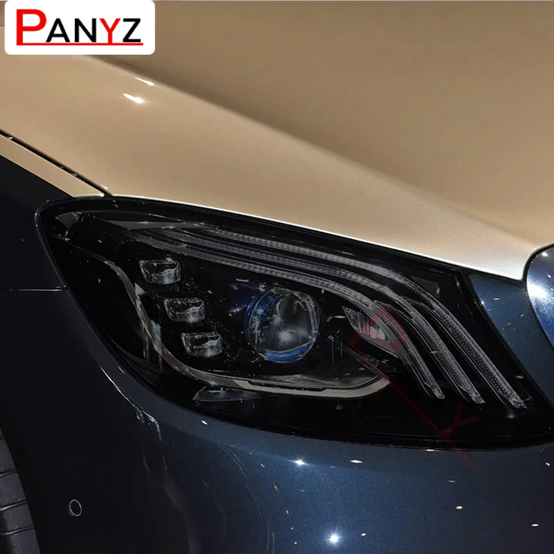 Car Headlight Protective Film Taillight Transparent Black TPU Sticker ...