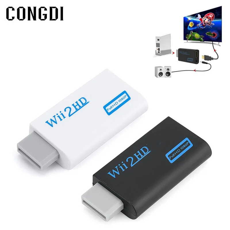 Adaptador-Full-HD-1080P-compatible-con-Wii-a-HDMI-convertidor-de-Audio ...