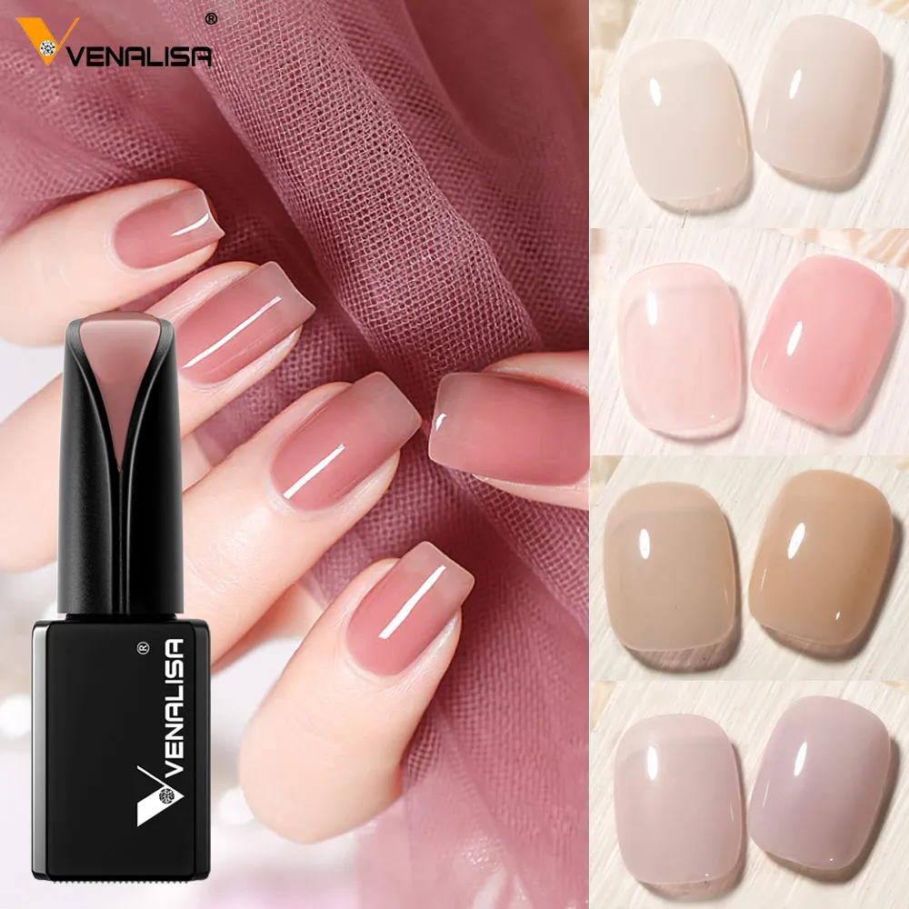 VENALISA Jelly Gel Skin Collection French Gel Varnish 15ml Semi ...