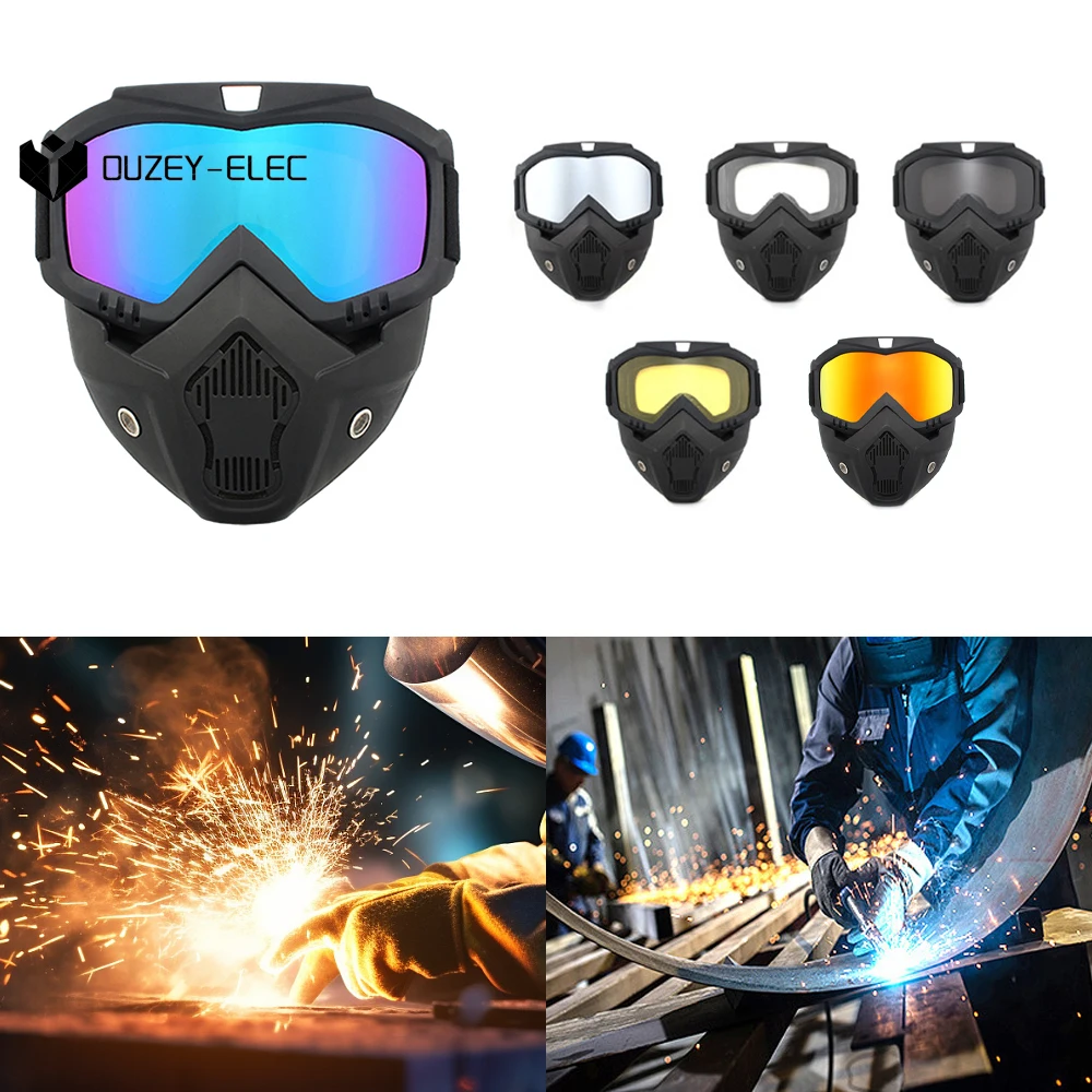 Welding-Mask-Wrap-Around-Protection-Flame-Resistant-Welding-Goggle-with ...