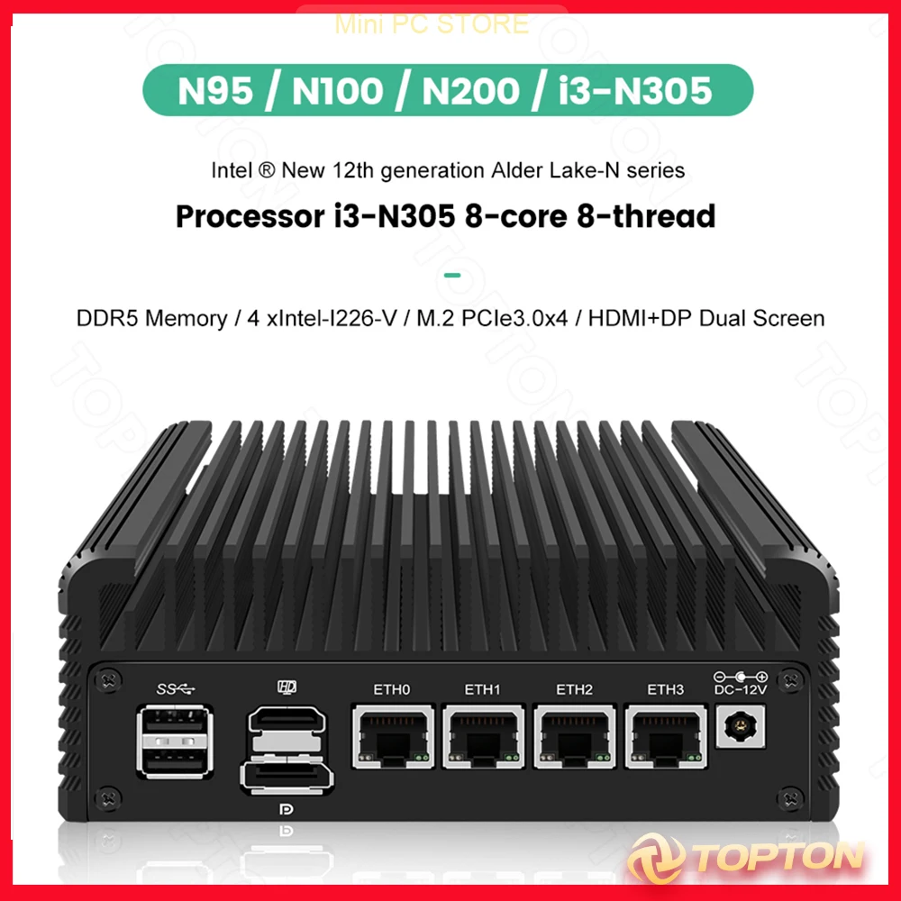 12th-Gen-Intel-i3-N305-N200-N100-4xi226-V-2-5G-LAN-Fanless-Mini-PC ...