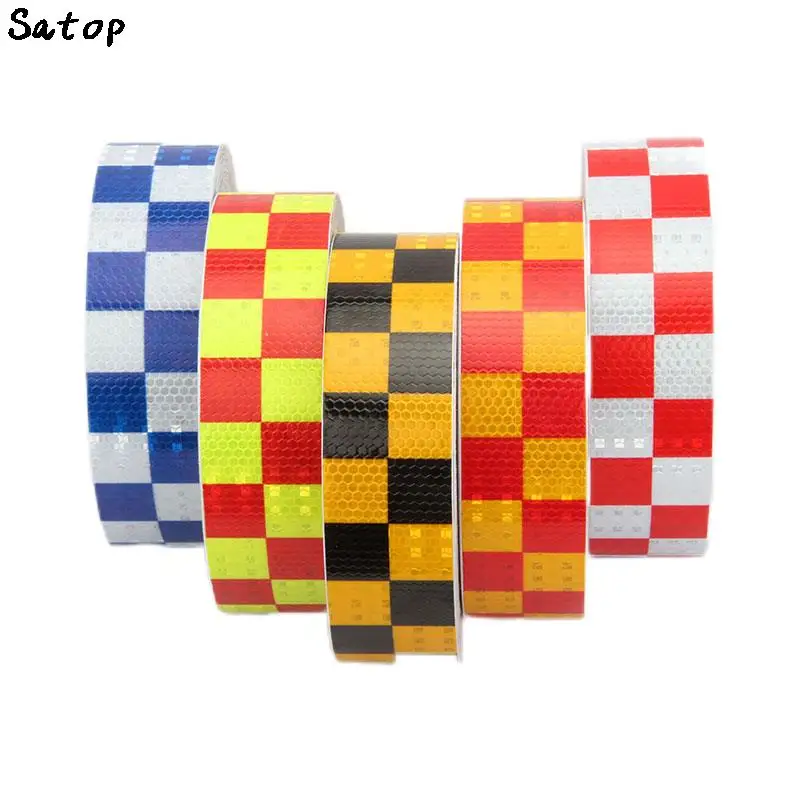 5cm*25m Fluorescent Strip Traffic Safety Warning Reflective Tape ...