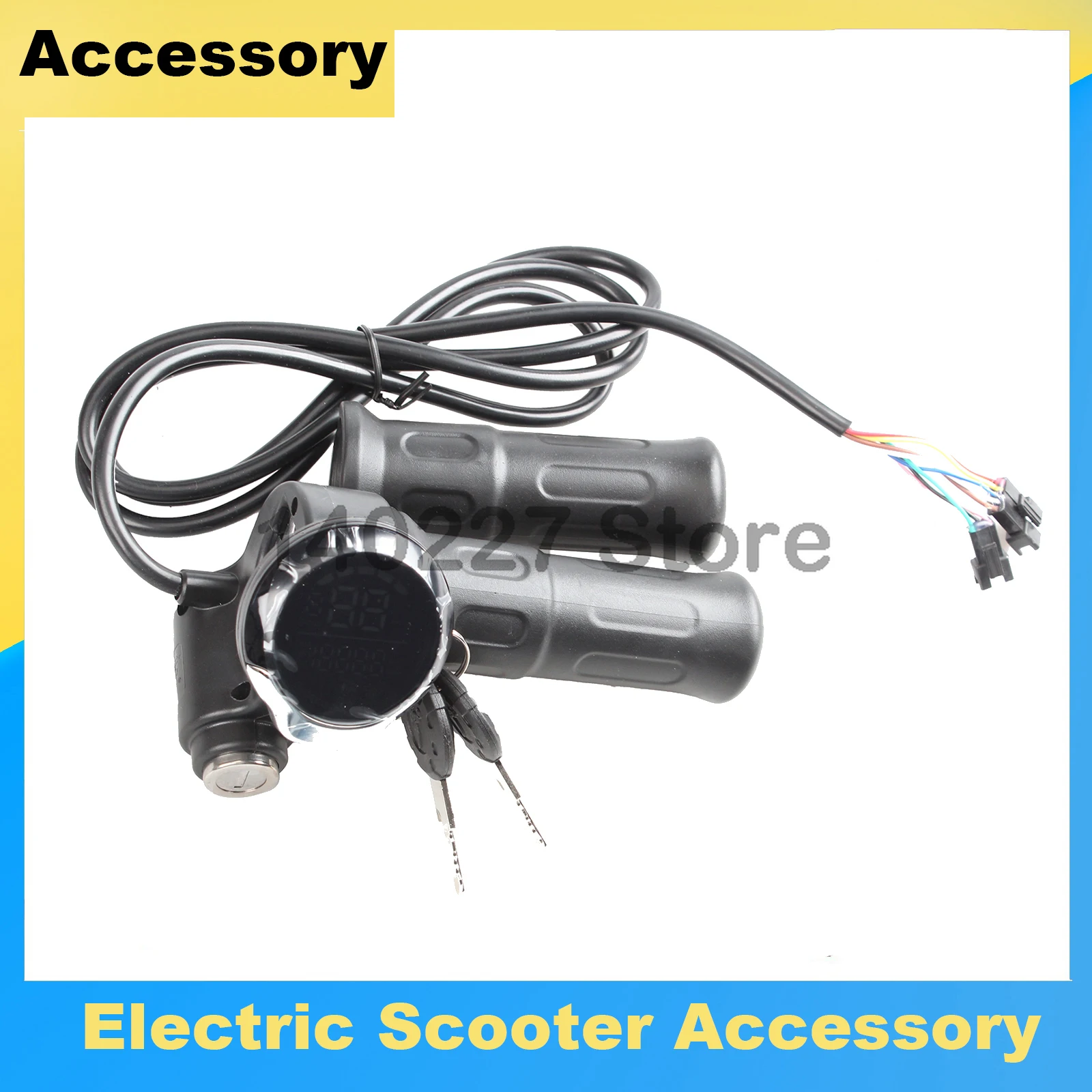 Twist-Throttle-with-Lock-Display-36v48v60v-Speed-Voltage-Battery ...