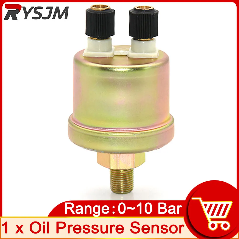 HD 1pc High Quality Engine Oil Pressure Sensor Gauge Sender Switch Sending Unit 1/8 NPT Car ...