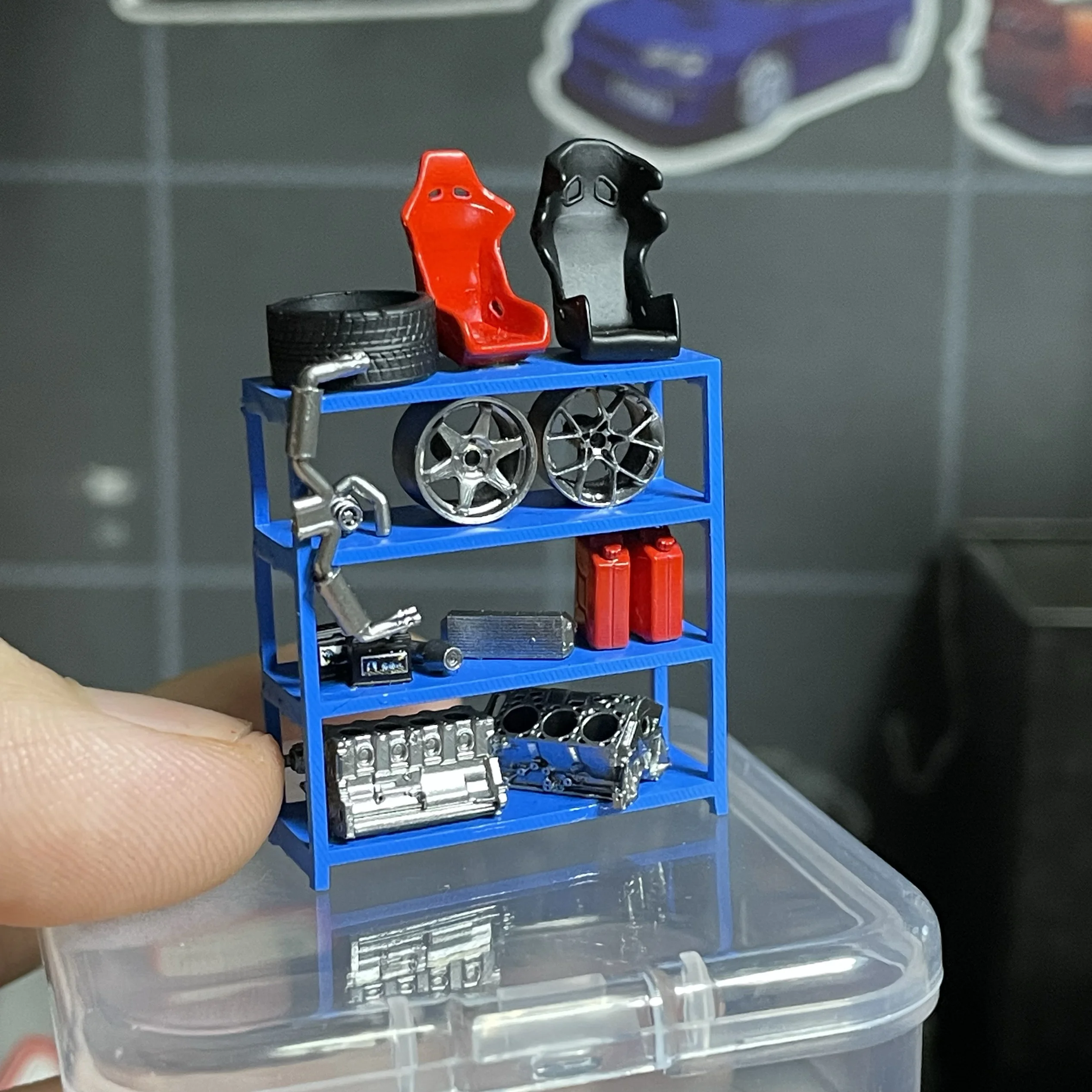 Resin-1-64-Scale-Auto-Parts-Garage-Model-Decoration-Scene-Accessories ...