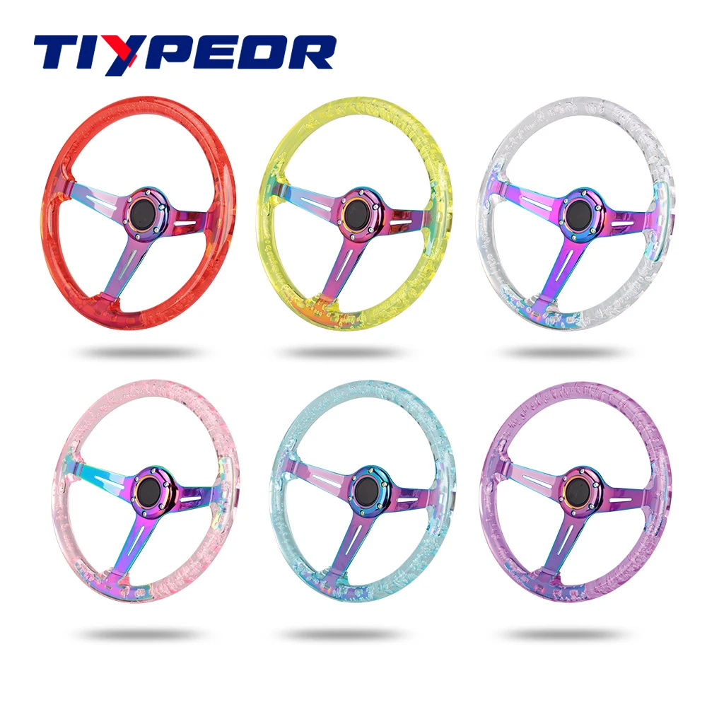 Car Universal Acrylic Material Transparent Universal Steering Wheel ...