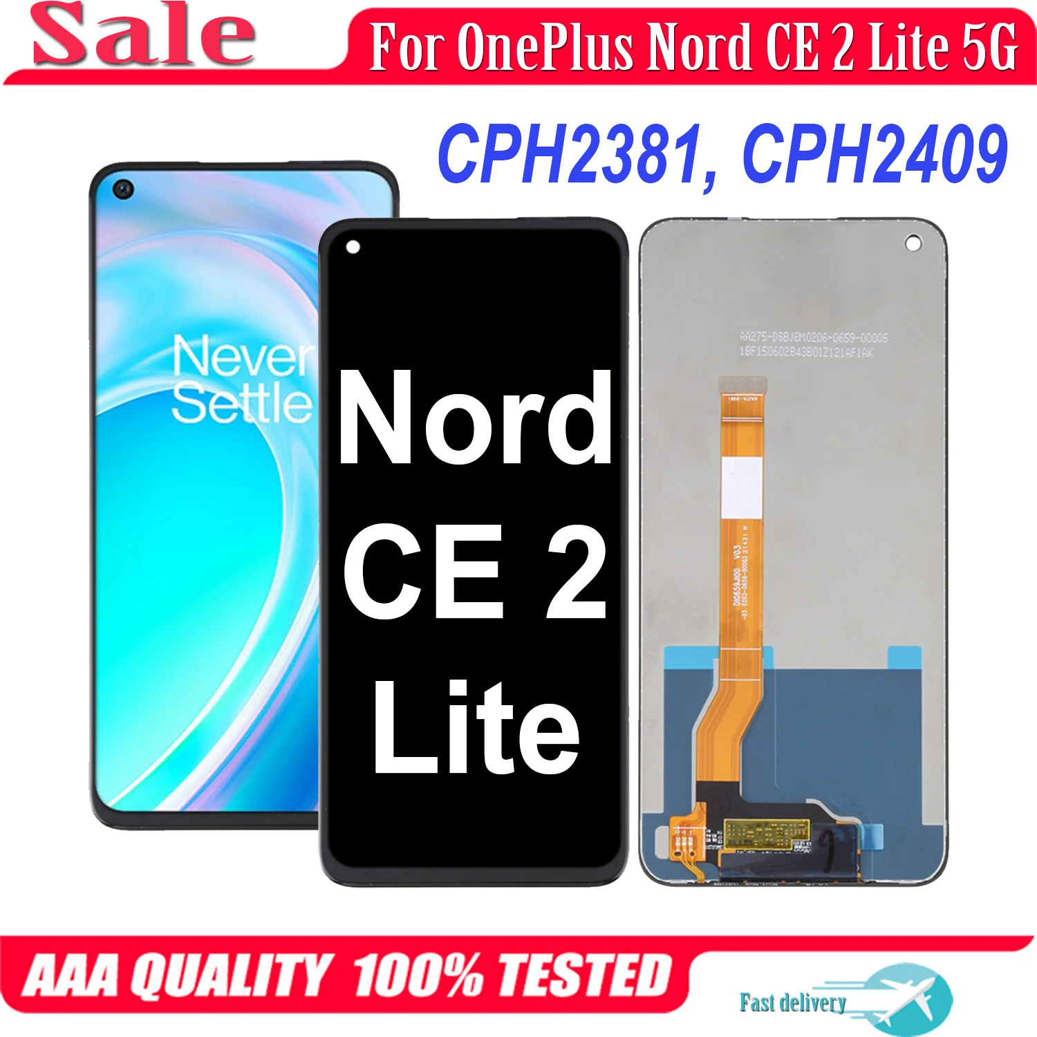Original For Oneplus Nord Ce 2 Lite 5g Cph2381 Cph2409 Lcd Display ...