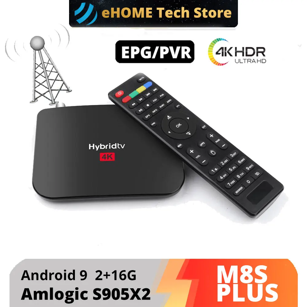 MECOOL-M8S-Plus-Hybird-DVB-T-T2-2GB-16GB-Android-9-0-TV-Box-Amlogic ...