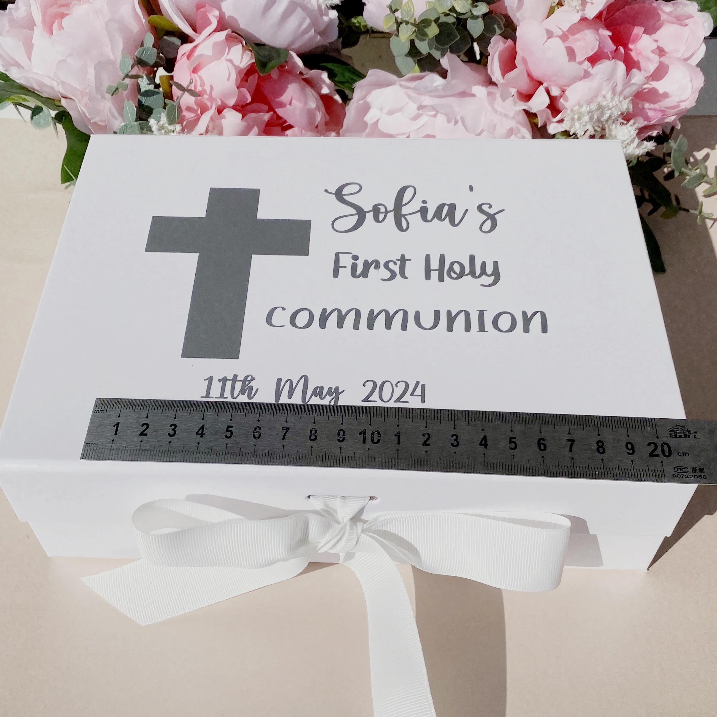 My First Holy Communion Cross Box Stickers Boy Girl Confirmation Day ...