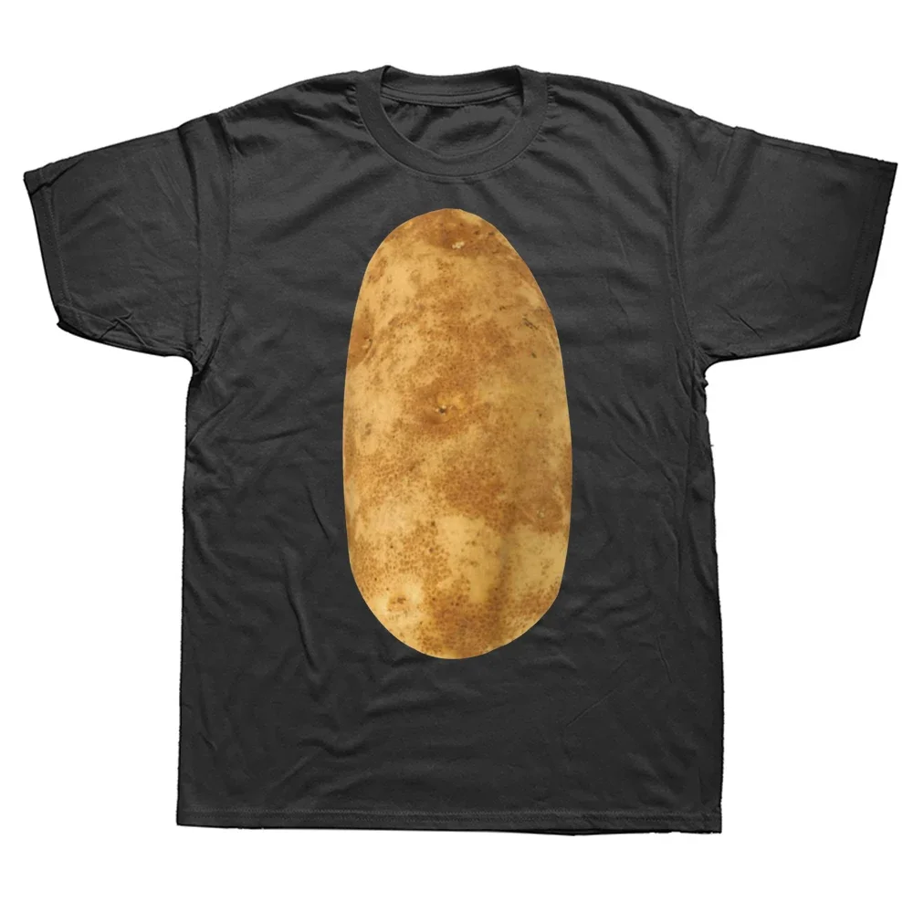 Funny Potatoes T Shirt Halloween Costume Graphic Cotton Streetwear ...