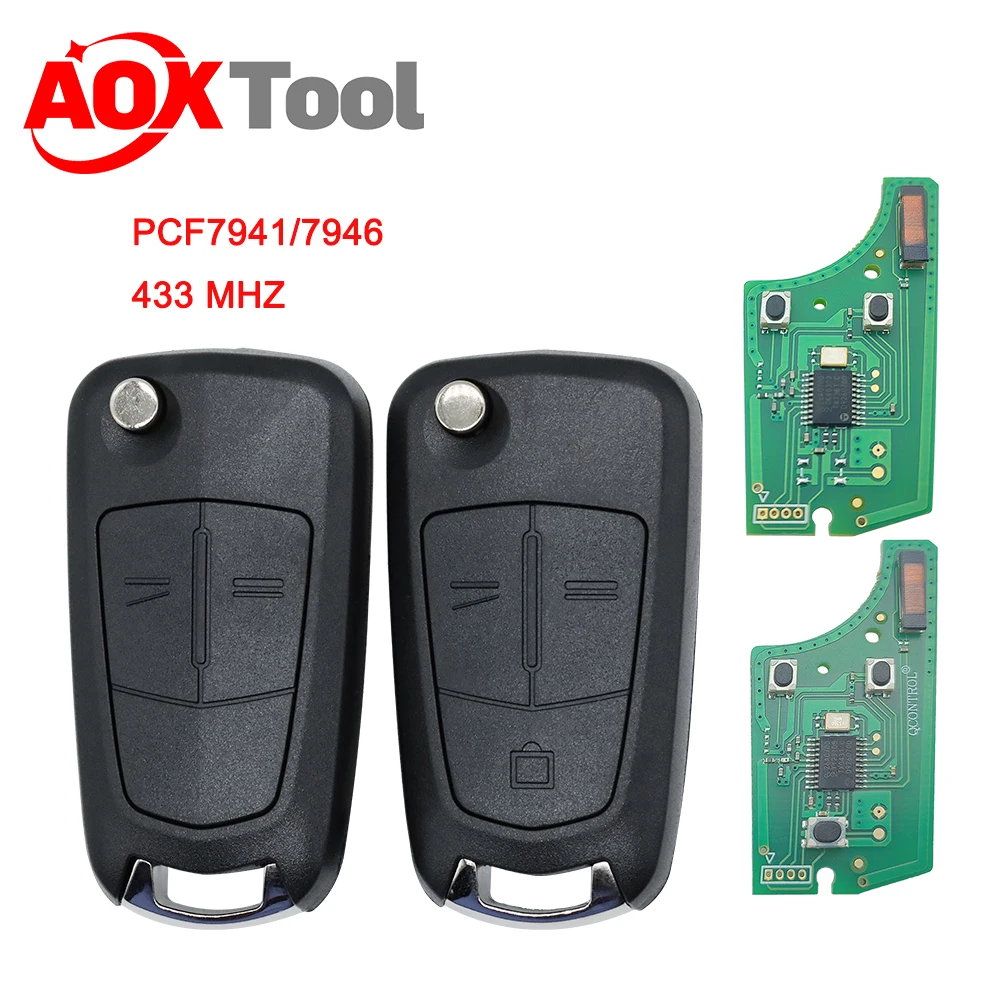 AOKTOOL-Remote-Car-Key-433MHZ-PCF7941-7946-For-Opel-key-Vauxhall-key ...