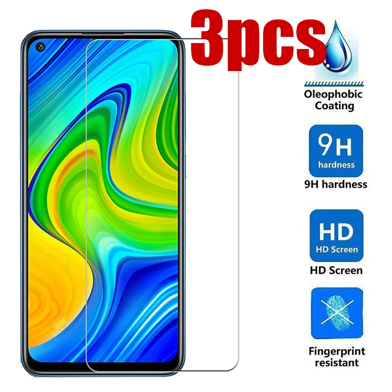 3Pcs Full Cover Tempered Glass For Xiaomi Redmi Note 9 Note9 Pro 9H ...