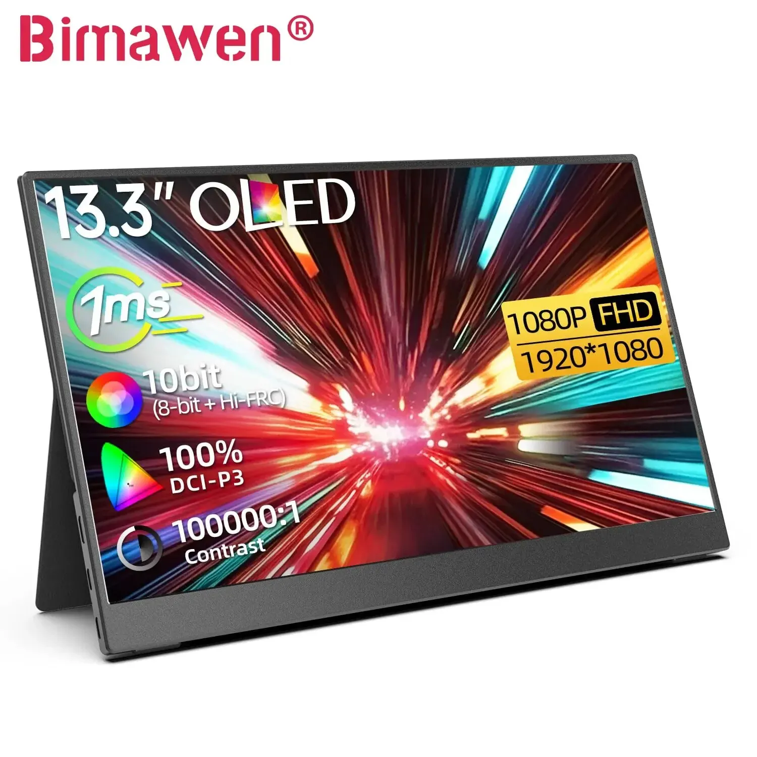 Bimawen-Monitor-port-til-OLED-de-13-3-pulgadas-dispositivo-con-tiempo ...