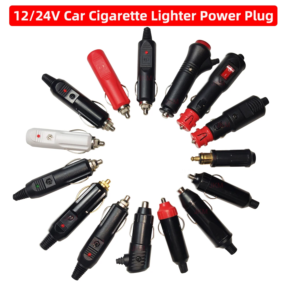 Car-Cigar-Lighter-Power-Plug-Replacement-12-24V-DC-Adapter-Charger-With ...