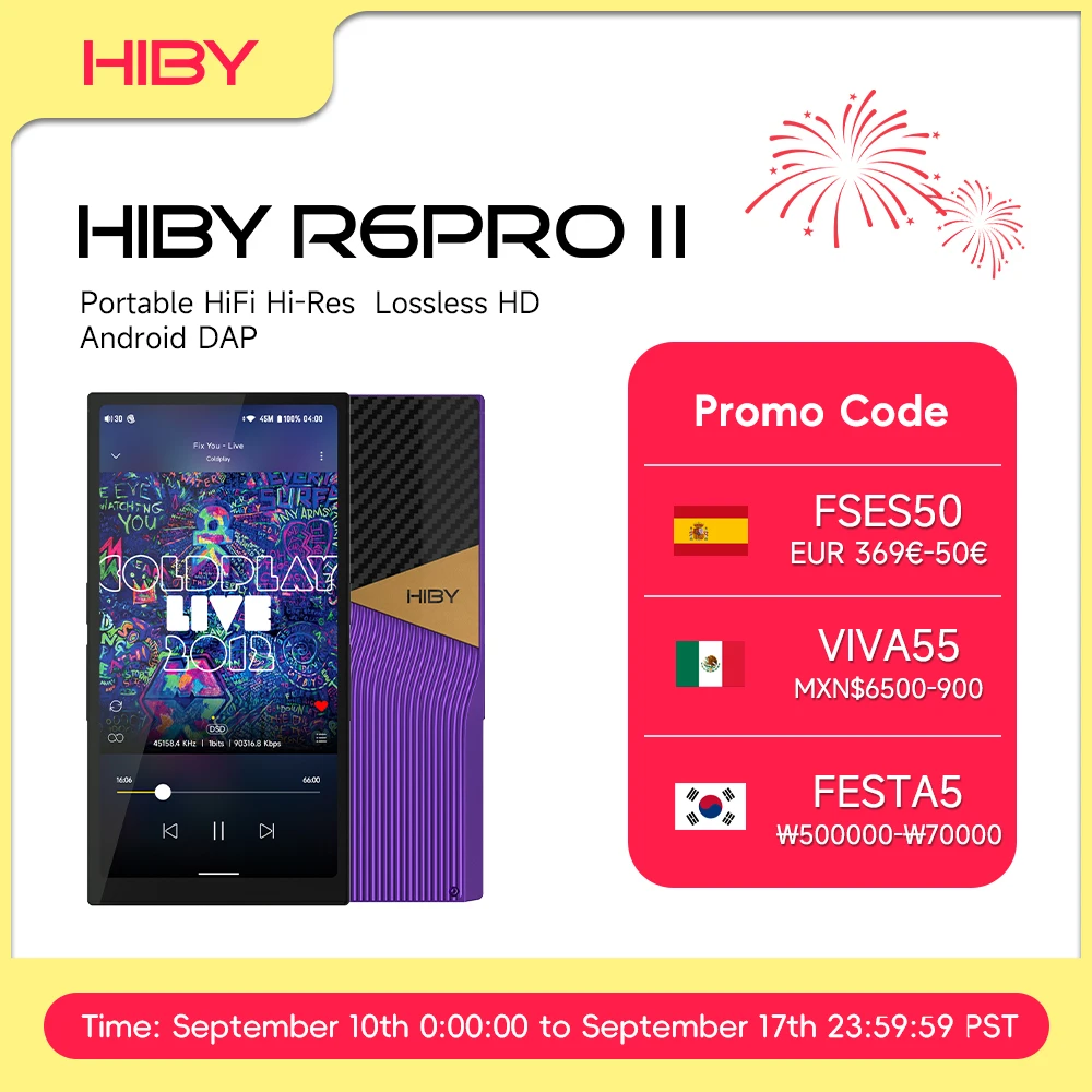 HiBy-R6-Pro-II-R6-Pro-GEN-2-Android-Music-Player-WIFI-Bluetooth-USB-DAC ...