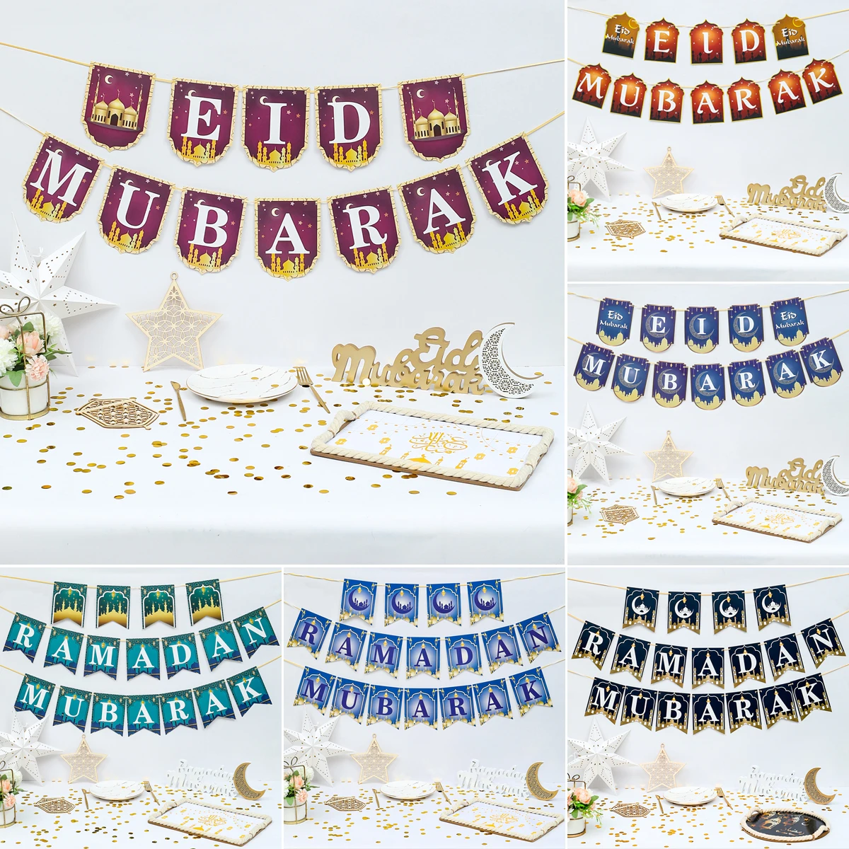 Ramadan Mubarak Decorations 2023 | Eid Mubarak Decorations 2023 - 2023 Eid Decor - Aliexpress