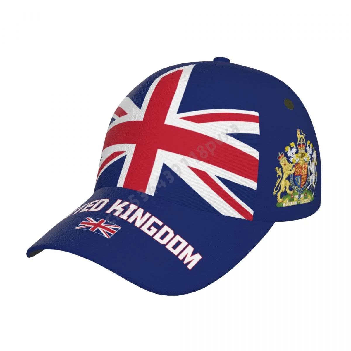 Unisex United Kingdom Flag UK Great Britain Adult Baseball Cap ...