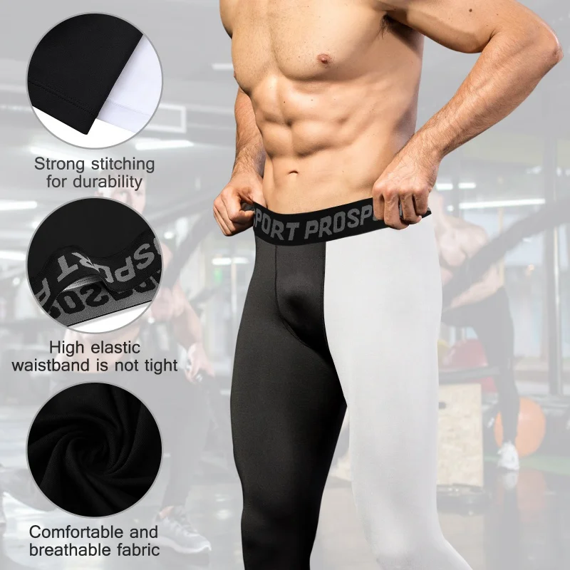 Men-Sports-Compression-Pants-Running-Leggings-Sportswear-Gym-Fitness ...
