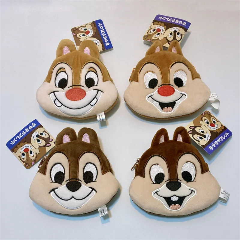 Disney Cute Chip Dale Coin Purse Cartoon Squirrel Chip Dale Bag Mini ...