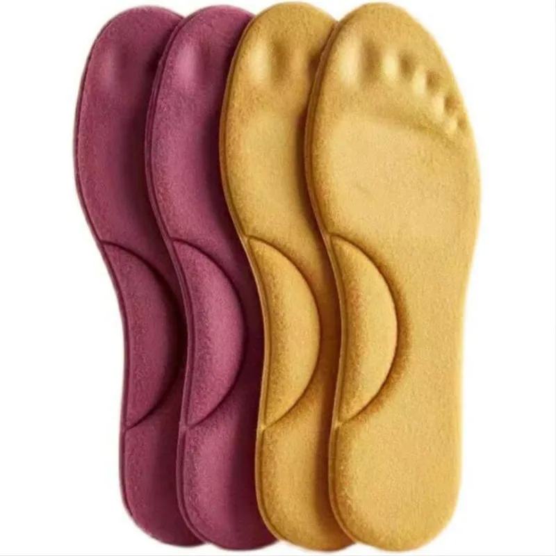 1 Pair Keep Warm Heated Soft Insoles Thermal Breathable Light Weight ...