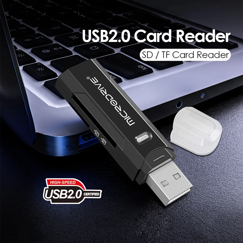 High-Speed-Card-Reader-Computer-Support-Portable-5Gbps-USB-2-0-Card ...