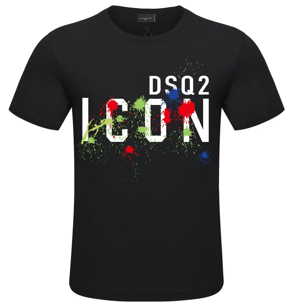 2023-Dsq2-Brand-Cotton-ICON-DSQ2-Letter-Style-Men-s-Women-s-T-shirt ...