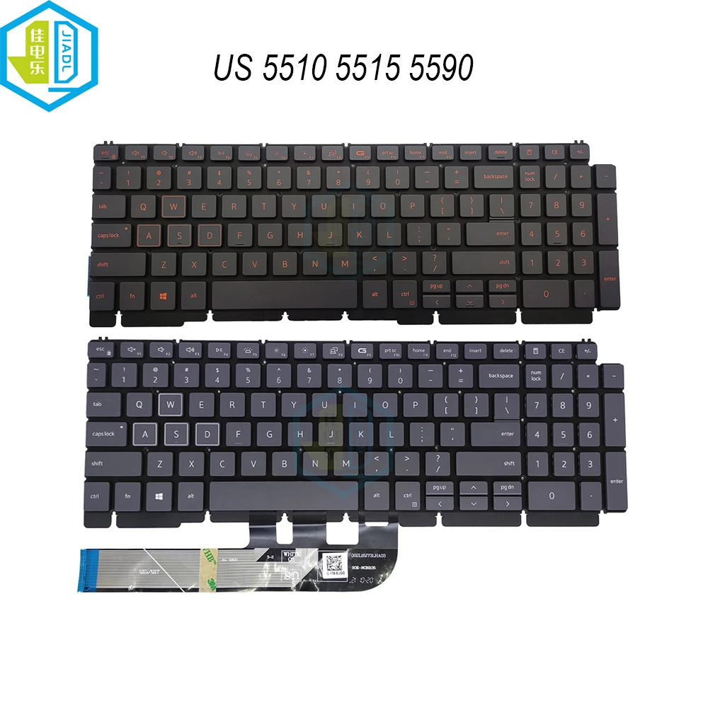 Colorful-RGB-Backlit-US-English-Keyboard-For-DELL-G15-5510-5511-5515 ...