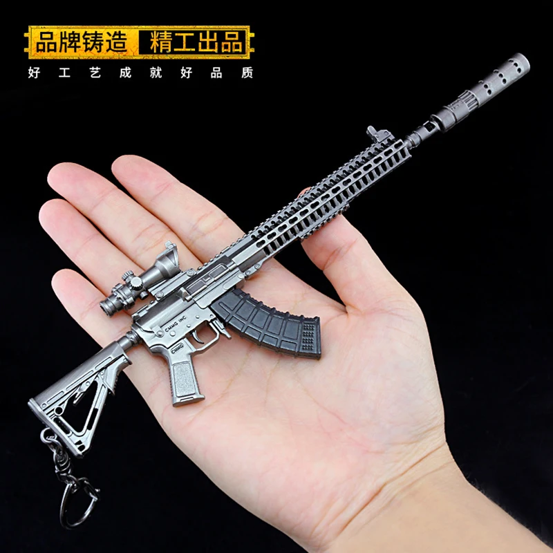21cm Mk47 Mutant Assault Rifle Automático Pubg Apex Csgo Metal Gun Arma ...