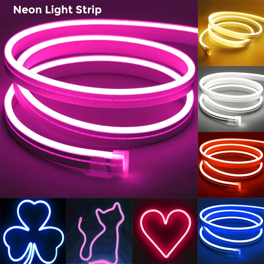 12V-5m-LED-Flexible-Silicone-Neon-Outdoor-LED-Strip-Lights-Set ...