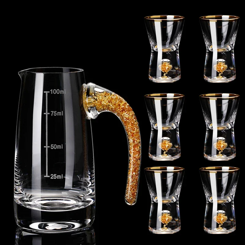 High-end-sake-vodka-conjunto-de-vinho-copo-de-vidro-esp-rito-100ml-hip ...