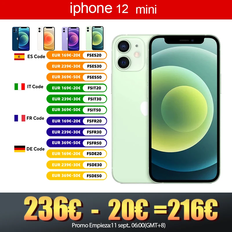 Original-Apple-12-mini-64GB-128GB-256-ROM-iPhone-unlocks-5-4-inch-OLED ...