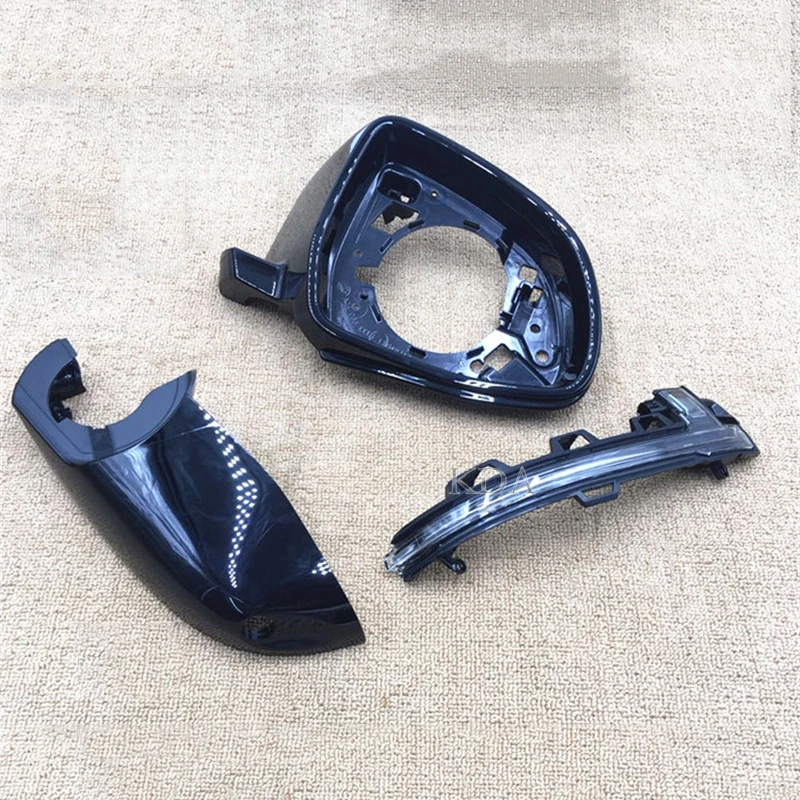 Auto Left Right Rear Mirror Cover Frame Turn Signal Light Bottom Holder ...