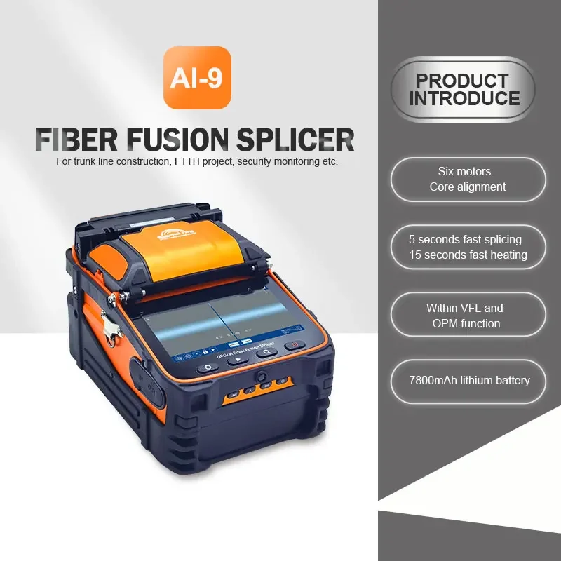 AI-9-AI9-Optical-Fiber-Fusion-Splicer-100km-Trunk-Line-Fusion-Splicer ...