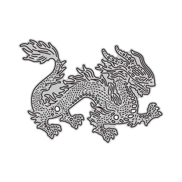 Chinese Dragon Tail Template