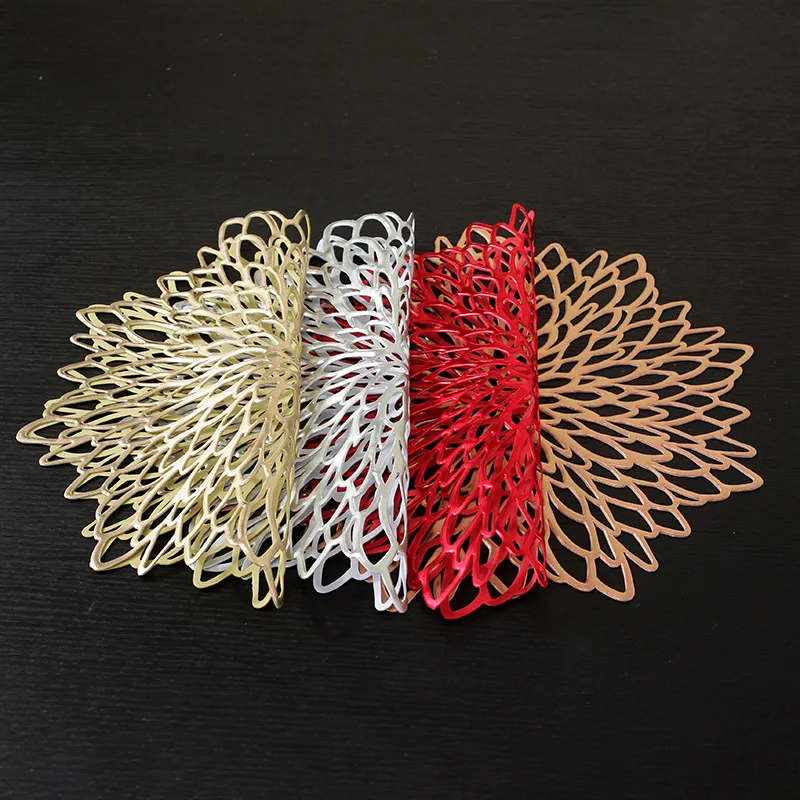 Coffee-Cup-Coaster-Table-Mat-Flower-PVC-Pad-Slip-Insulation-Pad-Tea-Cup ...