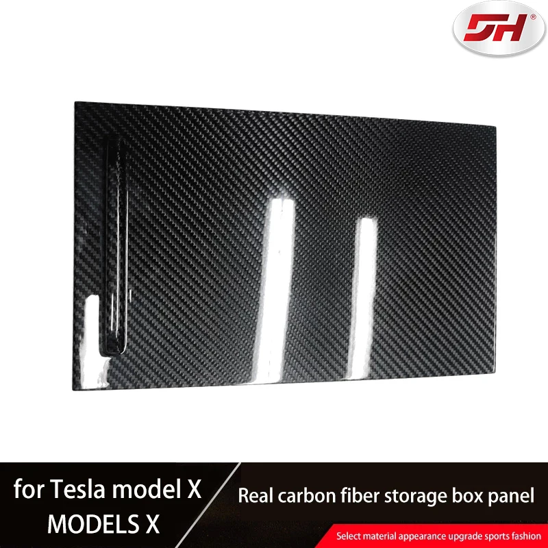 Auto-Dry-Carbon-Fiber-Central-Control-Storage-Box-Panel-Replacement-For ...