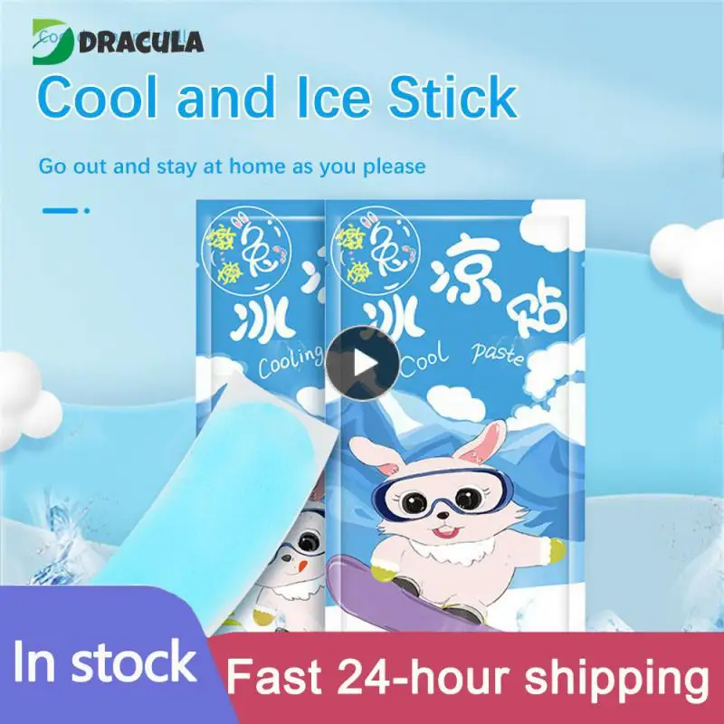 Ice-Stickers-Baby-Kids-Adults-Cool-Fruit-Flavor-Summer-Stickers-Cooling ...