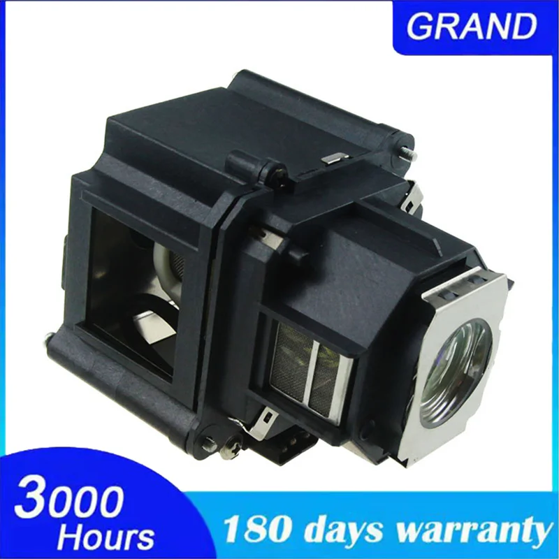 Elplp47 lâmpada de projetor embutida, para epson powerlite g5000 ...