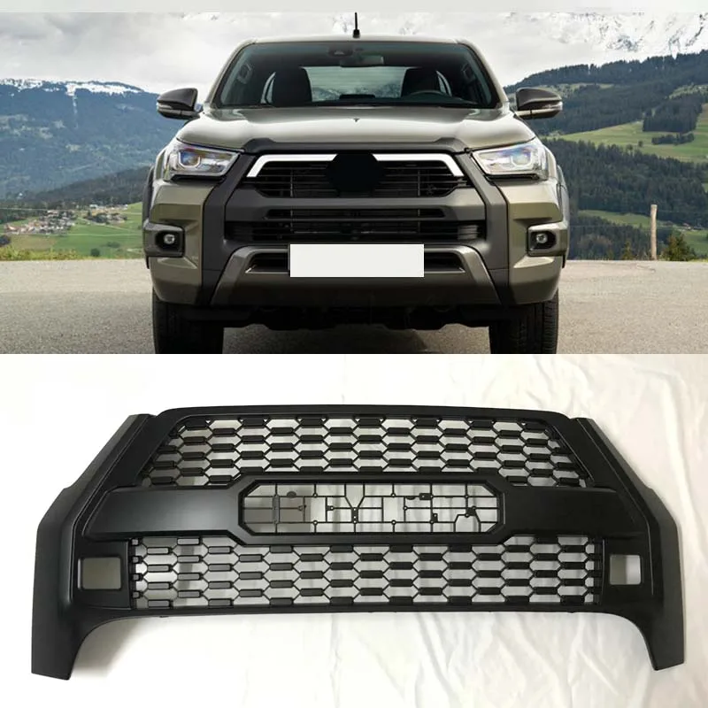 Modified-LED-Racing-Grills-For-Toyota-Hilux-Revo-Rocco-2021-2022-Pickup ...