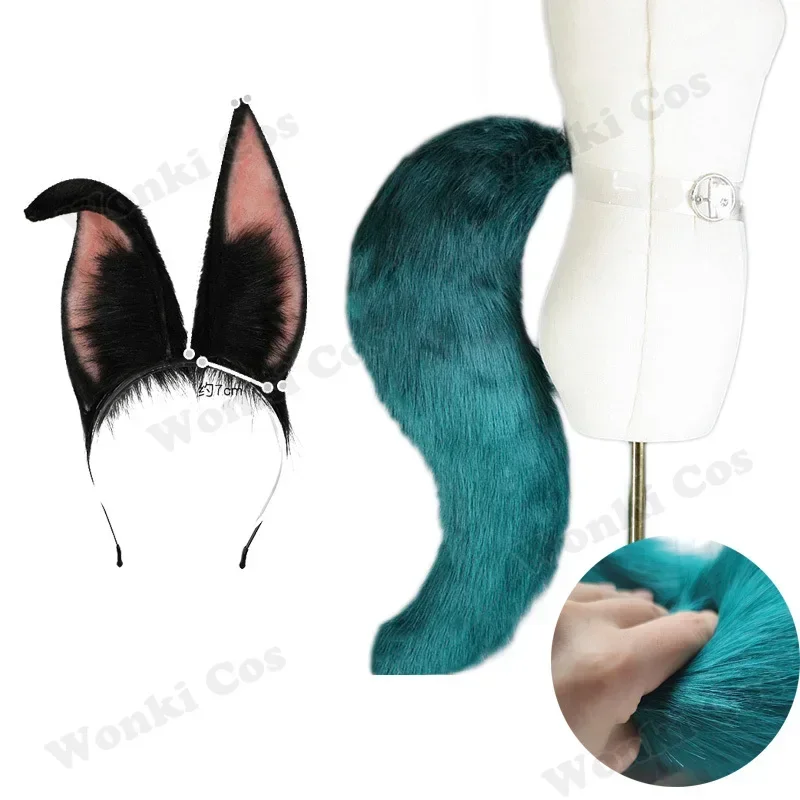Game-tighnari-cosplay-tail-ears-headwear-soft-plush-Sumeru-tignari-tail ...