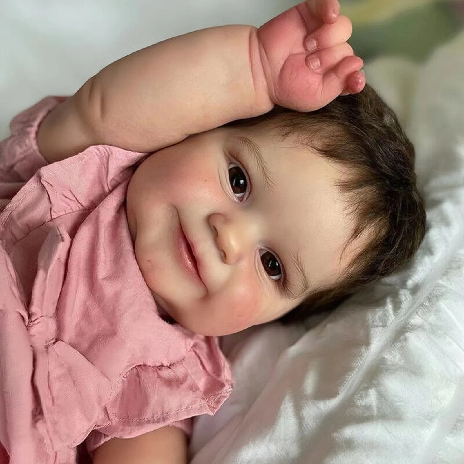 Maddie Bebe Reborn Baby Reborn Baby 완제품 현실적인 뼈대, 어린이용 수제 실물 같은 선물, 24 ...