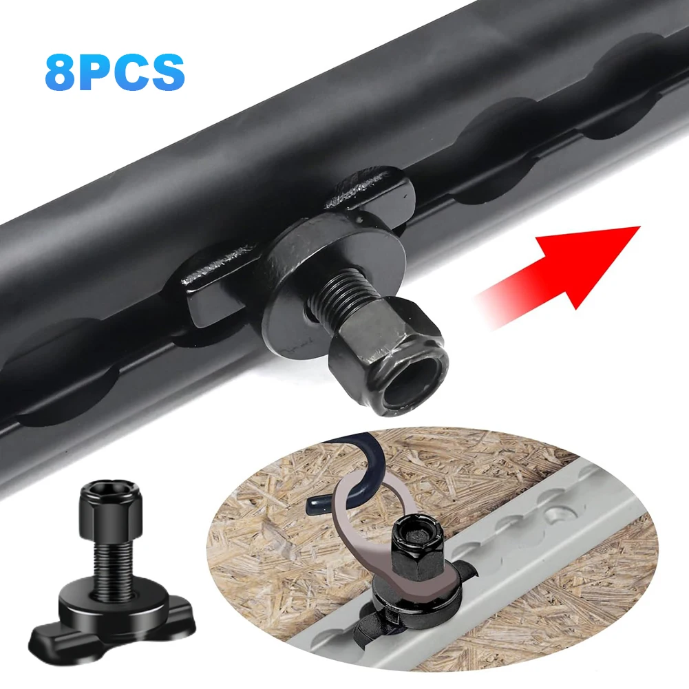 L Track Fittings 8/16PCS L-Track Double Lug Used With L Track Rail ...