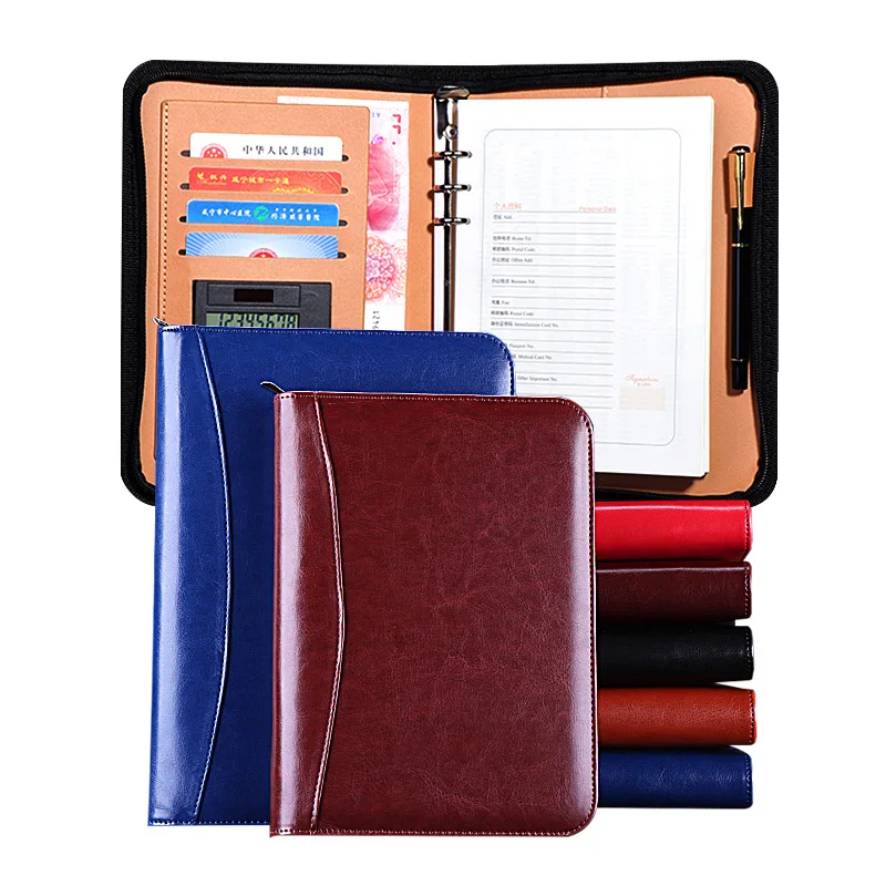 A6-A5-B5-Manager-Folder-Padfolio-Diary-Notebook-and-Journal-Calculator ...