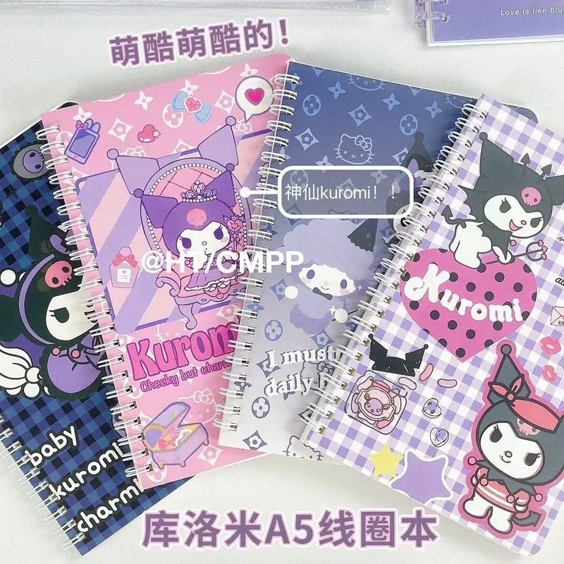 Sanrio-Coil-Book-Spiral-Coil-Cute-Cartoon-A5-Student-Literature-And-Art ...