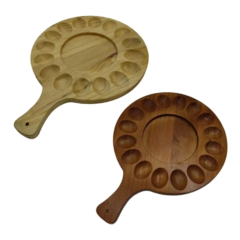 Elegant-Eggs-Storage-Tray-Round-Charcuteries-Board-Cutting-Board ...