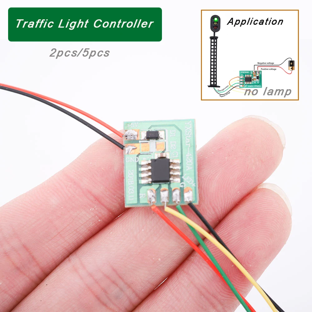 2pcs-5pcs-HO-N-Scale-Model-Electric-Circuit-Board-Traffic-Light-Signal ...