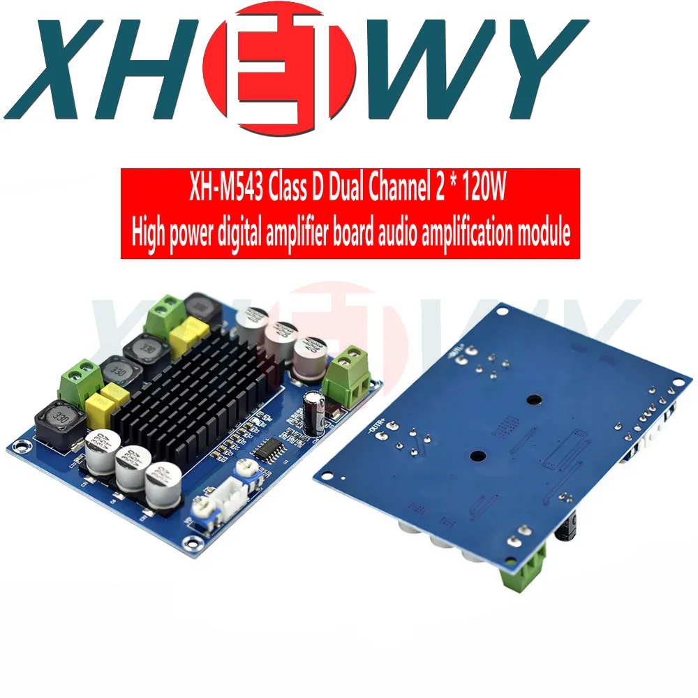 XH-M543-TPA3116D2-120Wx2-Digital-Dual-Channel-Sound-amplifier-with ...