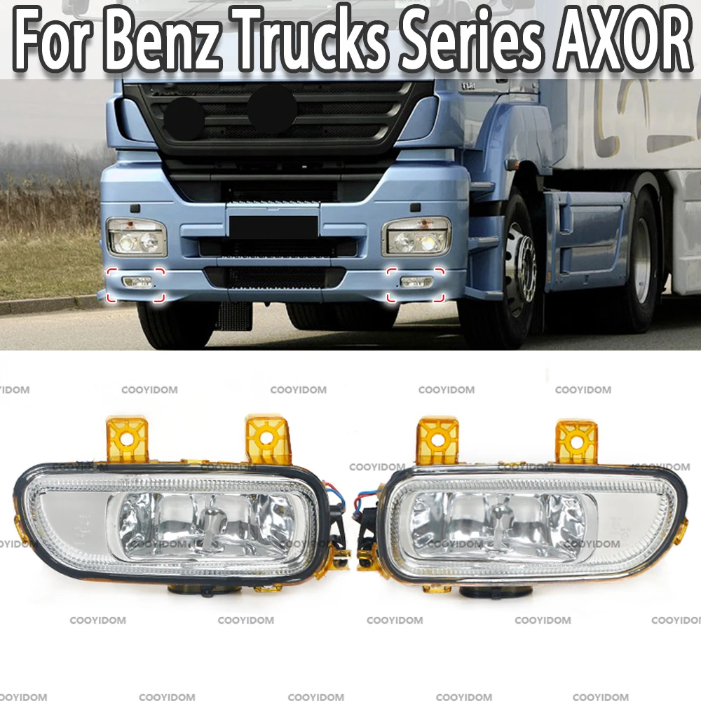 Car Front Bumper Fog Light Lamp For Mercedes Benz Trucks Series AXOR ...
