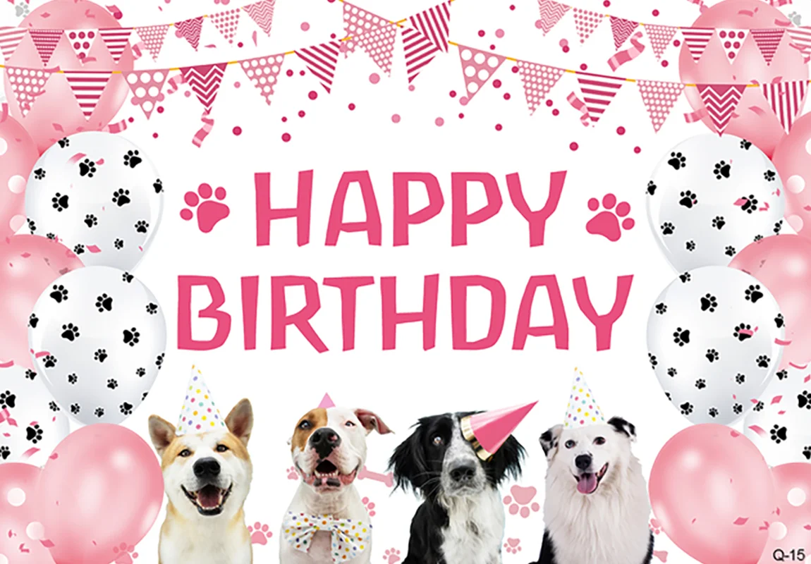 Birthday Cat Dog Happy Family