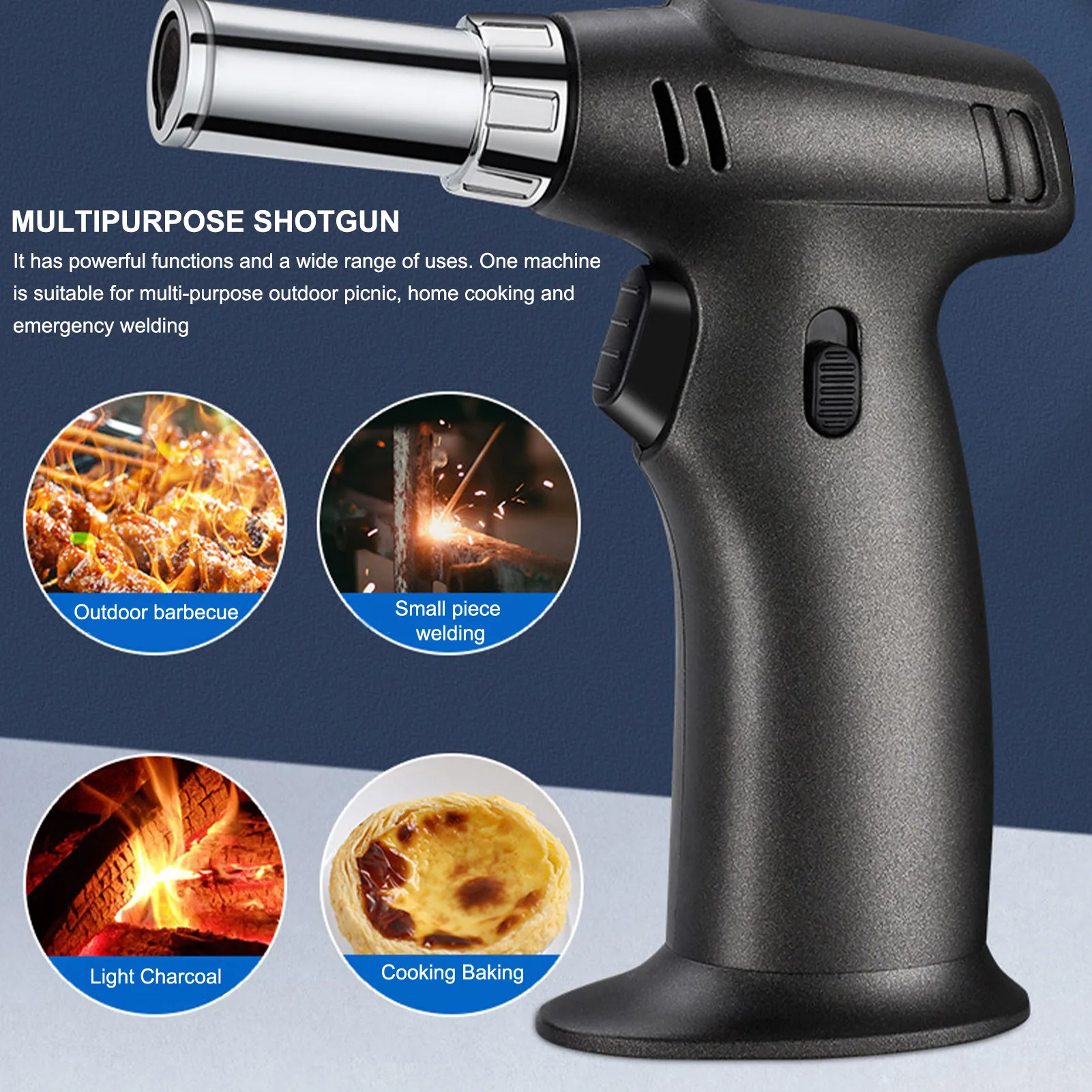 Windproof Butane Jet Torch Cigar Lighter | Butane Jet Cigar Turbo Torch ...